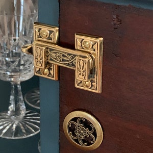 Latch SHUTTER BAR LATCH Antique Style, Cabinet Latch, Furniture Latch ...