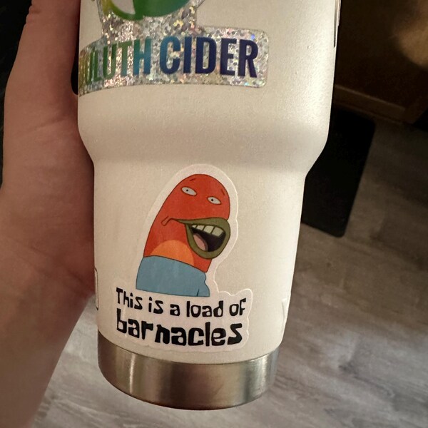 This is A Load of Barnacles Sticker, Waterproof Sticker, Laptop Sticker ...