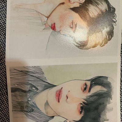 Jonghyun and Roo Flower Picking Print - Etsy