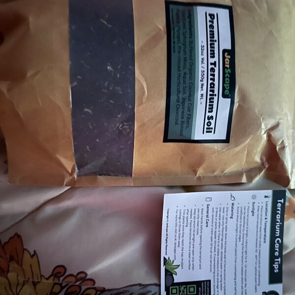 Terrarium Soil, Premium Ingredients, Re-sealable, Planting Soil, Moss ...