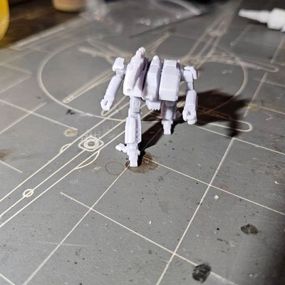 Battletech Miniatures Museum Scale Mechs MWO Style 3D Printed on Demand ...