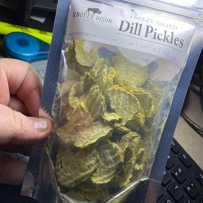 THE ORIGINAL Freeze Dried Dill Pickles Freeze Dry Pickles Dried Dill ...