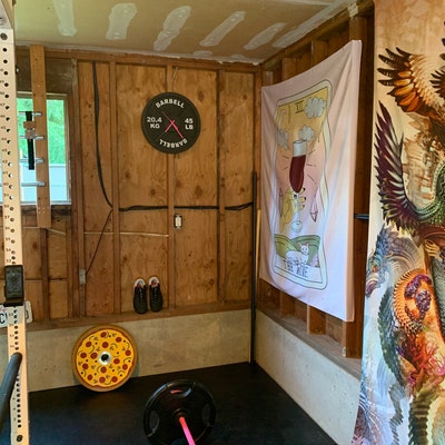 Fake Weights 1 Pair 45lb Barbell Prop Weights Set No Returns - Etsy