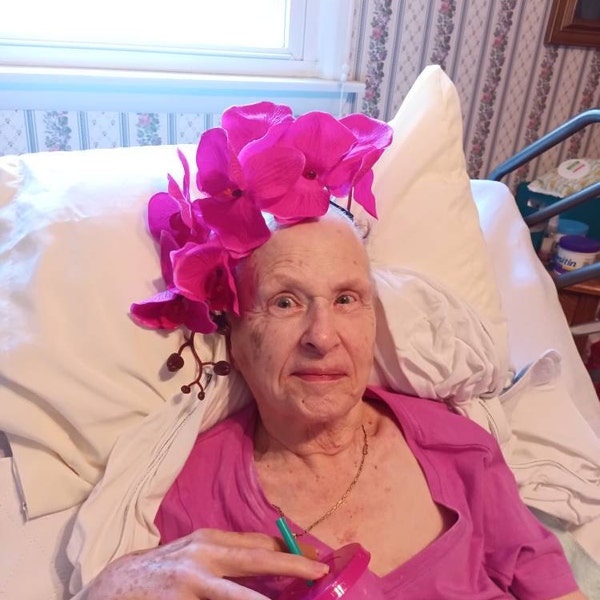 Orchid Hair, Hot Pink Fascinator, Floral Headpiece, Orchid Hat, Orchid ...