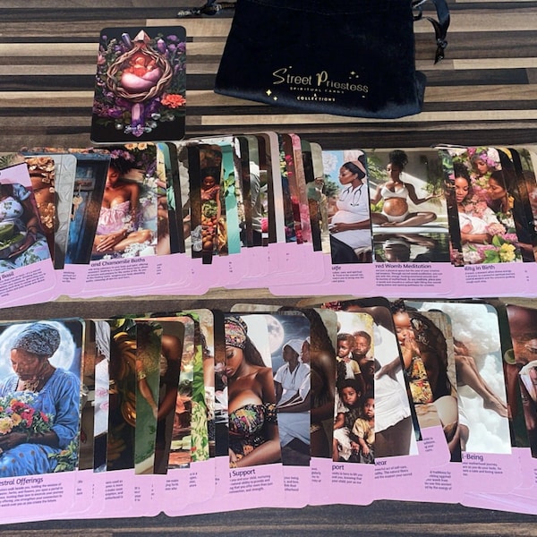 Tea Leaf Oracle Card Deck With Guidebook | 51 Tarot-sized Cards ...