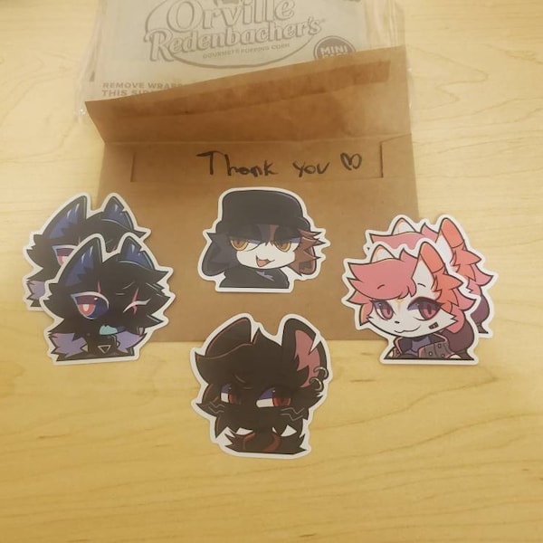 Vinyl Stickers | Meowskulls, Camille, Highwire, and Kimiko | 2.5"/63 ...