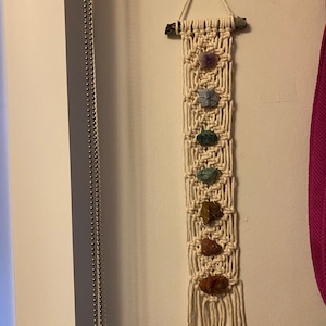 Chakra Macrame Wall Hanging, Chakra Decor, Chakra Healing, Wall Art ...