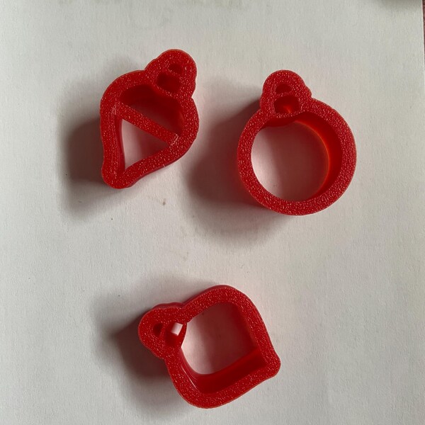 Set of 4 Mermaid Tail Clay Cutter | Polymer Clay Embossing Tool | Siren ...