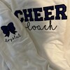 Personalized Embroidered Cheer Mom Sweatshirt | Custom Team Crewneck ...