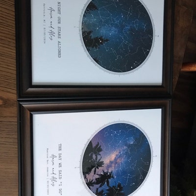 In Loving Memory Memorial Star Map Sympathy Gifts Celebration of Life ...