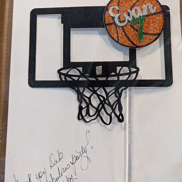 Basketball Cake Topper - Basketball Party Decorations - Basketball ...