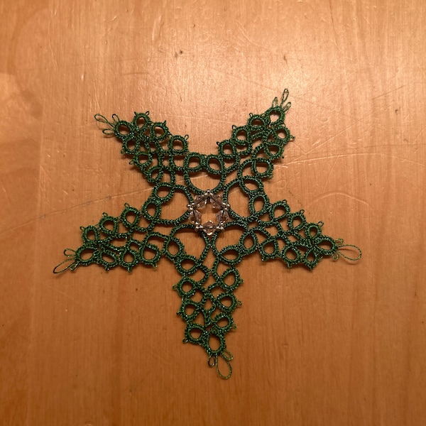 Crystal Star - TATTING PATTERN - Etsy