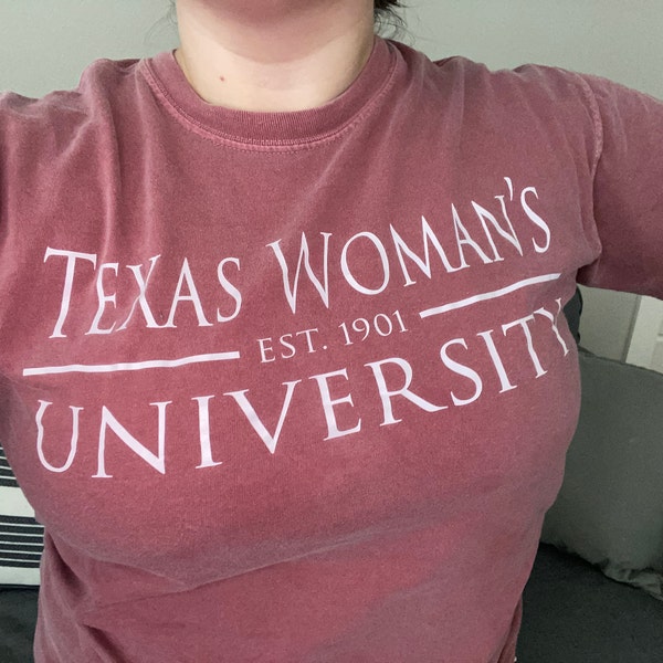 CUSTOM College Shirt | Customized School Group Block Lettering | Custom ...