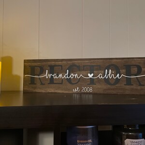 Personalized Couples Name Sign, Est. Date Sign, Last Name Sign Wedding ...