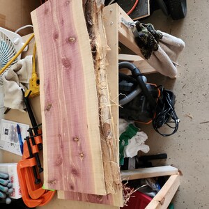 Large Red Cedar Slab Live Edge Rustic Thick Raw 72 Inches - Etsy