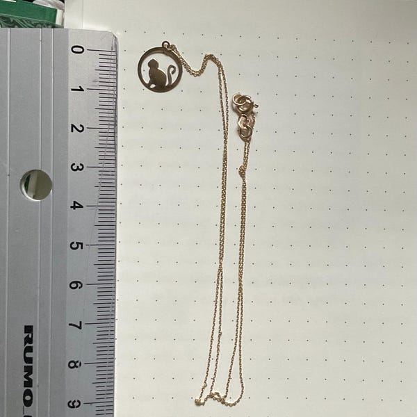 14K Solid Gold Sparkle Chain Necklace / Glitter Chain Necklace / Dainty ...