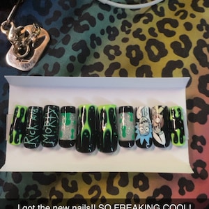 Terrifier Art the Clown Press on Nails (hand Painted and Reusable) - Etsy