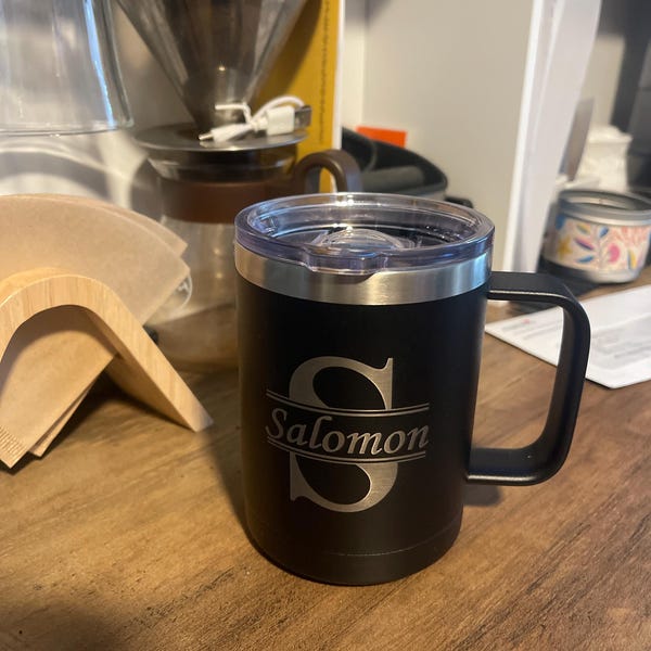 Custom Insulated Coffee Mugs, Engraved Stainless Steel Coffee Mug ...