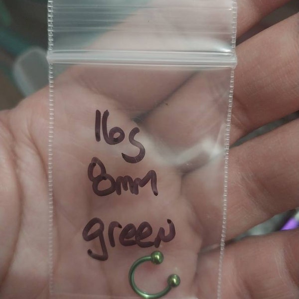 14g SEPTUM Ring, Septum Horseshoe, Septum Ring 14g, Circular Barbell ...