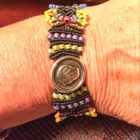 Micro Macrame Tutorial - Wrap Bracelet - Pattern - Beaded Macrame - Jewelry Making - DIY ...