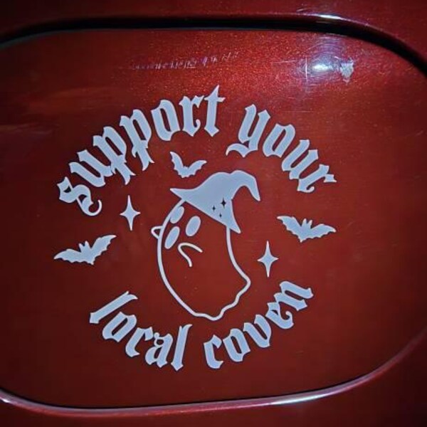 Support Your Local Cryptids Bumper Decal, Spooky Car Accessories ...