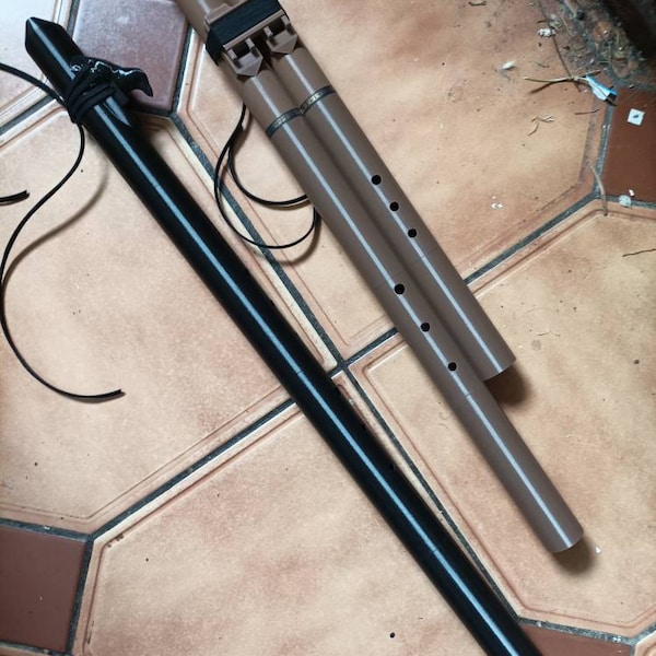 3D Printed Triple Flute, Key of G, Native American Style - Etsy