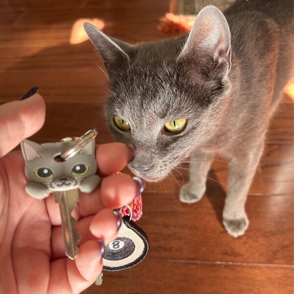 Cat Key Cover/ Key Identifier - Etsy