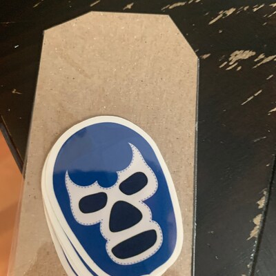 Blue Demon Sticker Mexican Sticker Mexico Sticker Mexican - Etsy