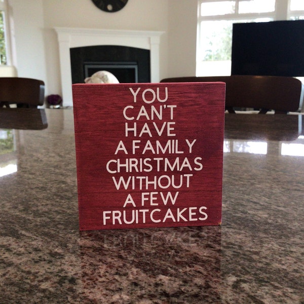 Funny Family Christmas Signholiday Decor4x4 Wooden Signtiered Tray ...