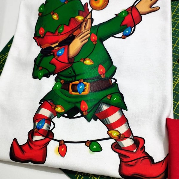 Dabbing Elf Png Sublimation Design Download, Christmas Png, Merry ...