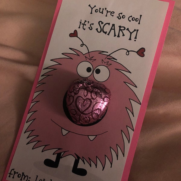 Monster Valentines, Cute Valentine, Tootsie Pop Valentines, Candy ...