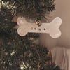 Personalised Dog Bone Clay Tree Decoration, Pet Christmas Decoration ...