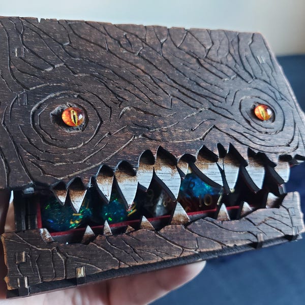 Magic the Gathering Deck Box, Bloomburrow Inspired, Commander, Forest ...
