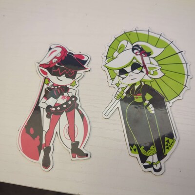 Splatoon Idol Vinyl Stickers - Etsy