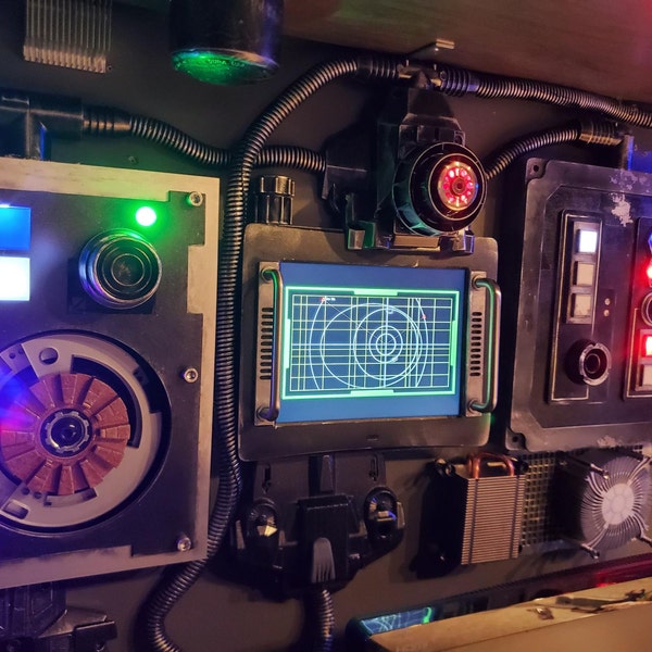 Tactical HUD - 8-inch - Animated Digital Display - Star Wars Inspired ...