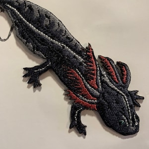 Gothic Dream black and purple Red Fox Vulpes vulpes Iron on | Etsy