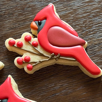 Red Cardinal Cookie Cutter Christmas Cardinal Cookie Cutter Winter ...