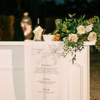 Modern Fabric Bar Sign Wedding Bar Sign Personalized Fabric - Etsy