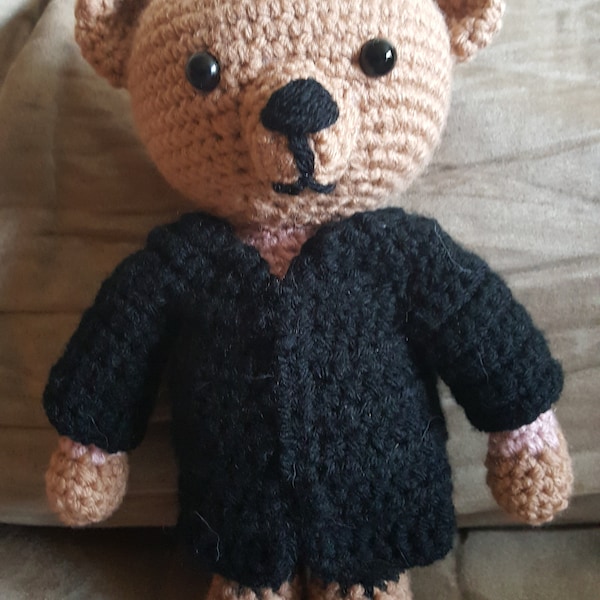 PDF Crochet Pattern, Amigurumi Doctor Beary Bear, English, German ...