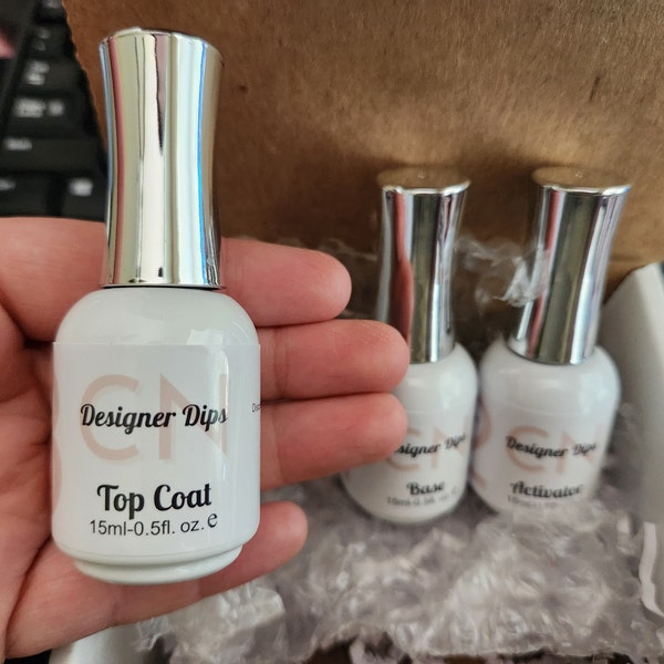 Dip Liquids- Dip Base, Dip Activator, Dip Top, Dip Liquid, Dip Nail ...