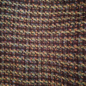 Classic Cotton Tweed Fabric Black , Coat-dress-skirt-luxury Tweed Fabric 1.64 Yards or 57 Inches ...