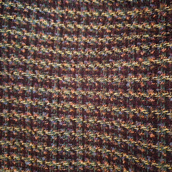 Purple Woven Tweed, Tweed Fabric for Clothing, Fashion Coat Dress Skirt ...