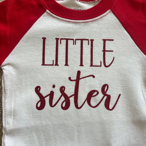 Sibling Matching Iron on Decal: Big, Middle or Little Sister or Brother ...