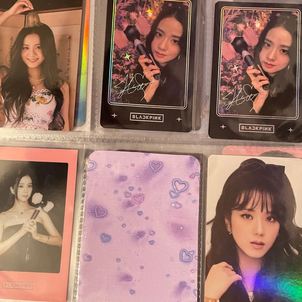 Kpop Photocard Binder Filler : Kawaii Character Black Pack! [digital ...