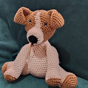 Jack Russell Crochet Pattern Jeremy the Jack Russell Pattern PDF in US ...