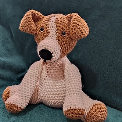 Jack Russell Crochet Pattern Jeremy the Jack Russell Pattern PDF in US ...
