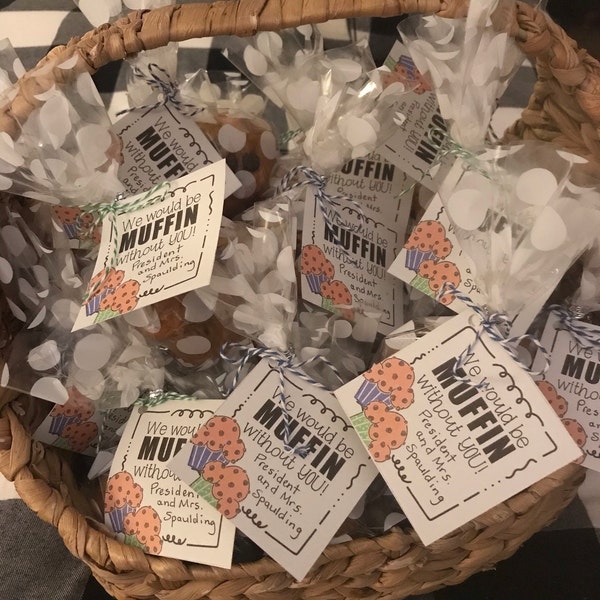 Printable Muffin Without You Gift Tags >>>instant Digital Download