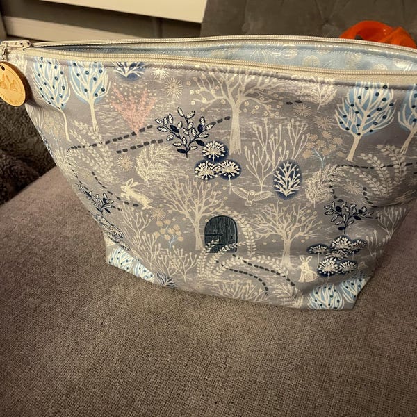 Zipped Project Bag - Pretty Kitties - Etsy