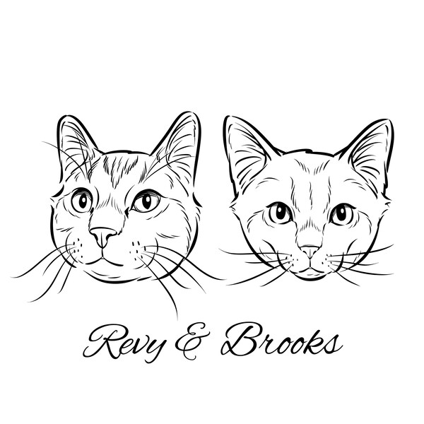 Custom Dog Outline, Dog Portrait INK, Pet Tattoo Commission, Line Art ...