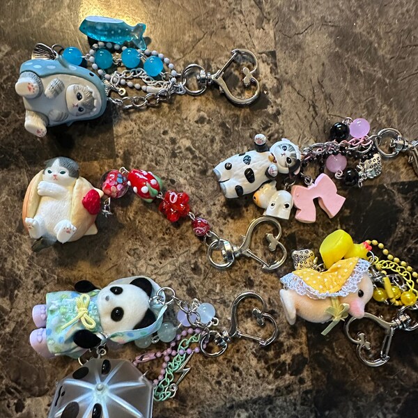 Shark Mofusand Keychain - Etsy